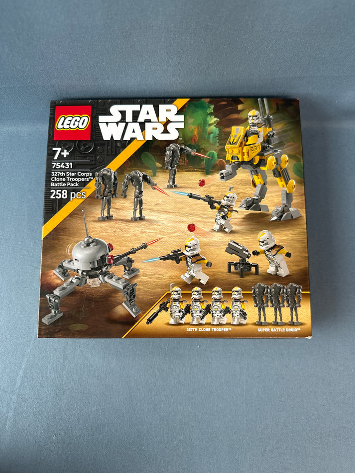 LEGO. Star Wars. 327th Star Corps Clone Troopers Battle Pack. 75431 ...